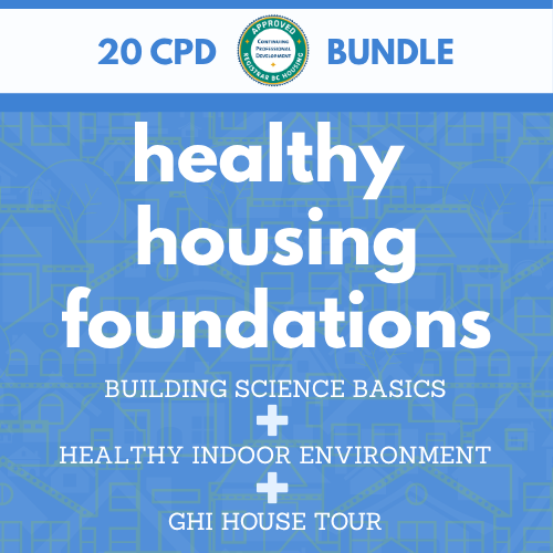 Healthy Housing Foundation 20 CPD Bundle | Blue House Energy