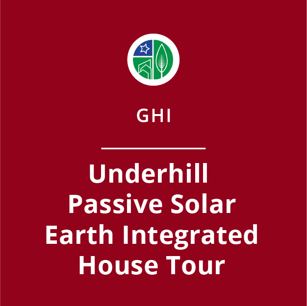 Underhill Passive Solar Earth Integrated House Tour | Blue House Energy ...